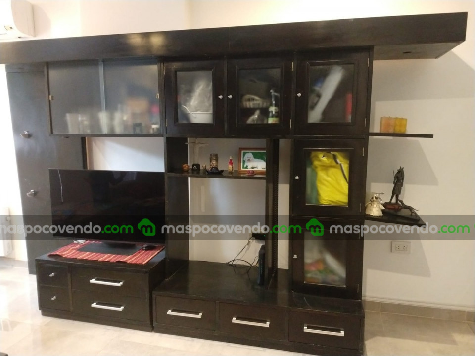 Excelente Mueble Para Tv Y Modular + Mesa Ratona Con Cajones + 2 ...